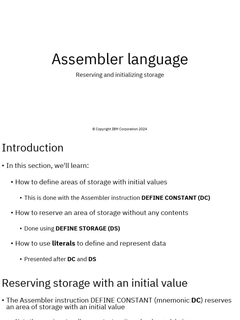 XrPbrVs1Sv2zDXTxDko1ug 32-Assembler-Dc | PDF | Integer (Computer Science) | Assembly Language