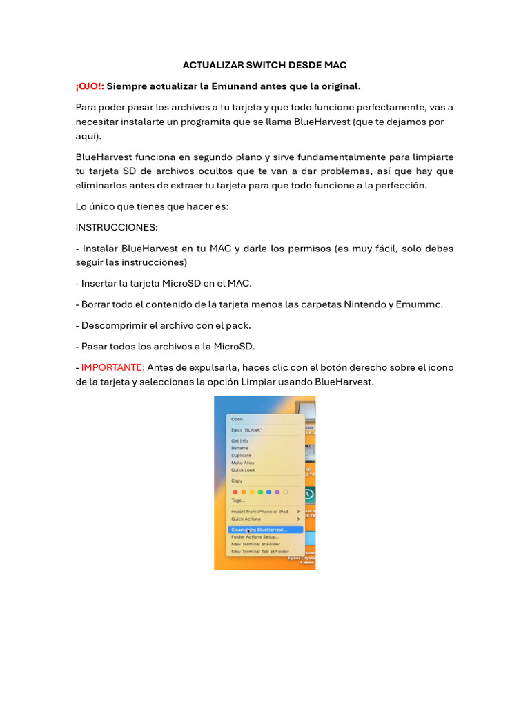 Tutorial Switch Mac | PDF