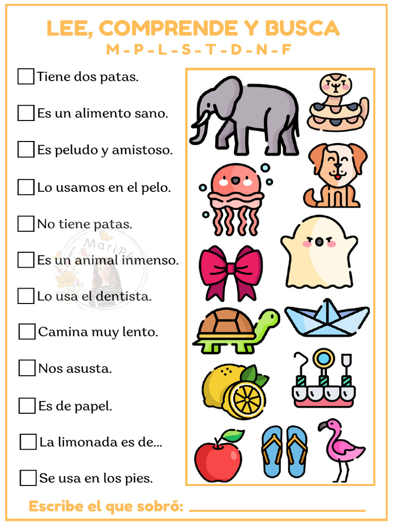 Copia de Lee, Busca y Colorea | PDF