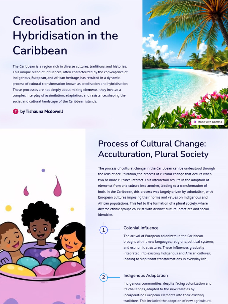 Creoloisation and Hybridisation | PDF | Caribbean | Trinidad And Tobago