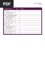 ESOL Entry 1 Writing Exam Sample | PDF
