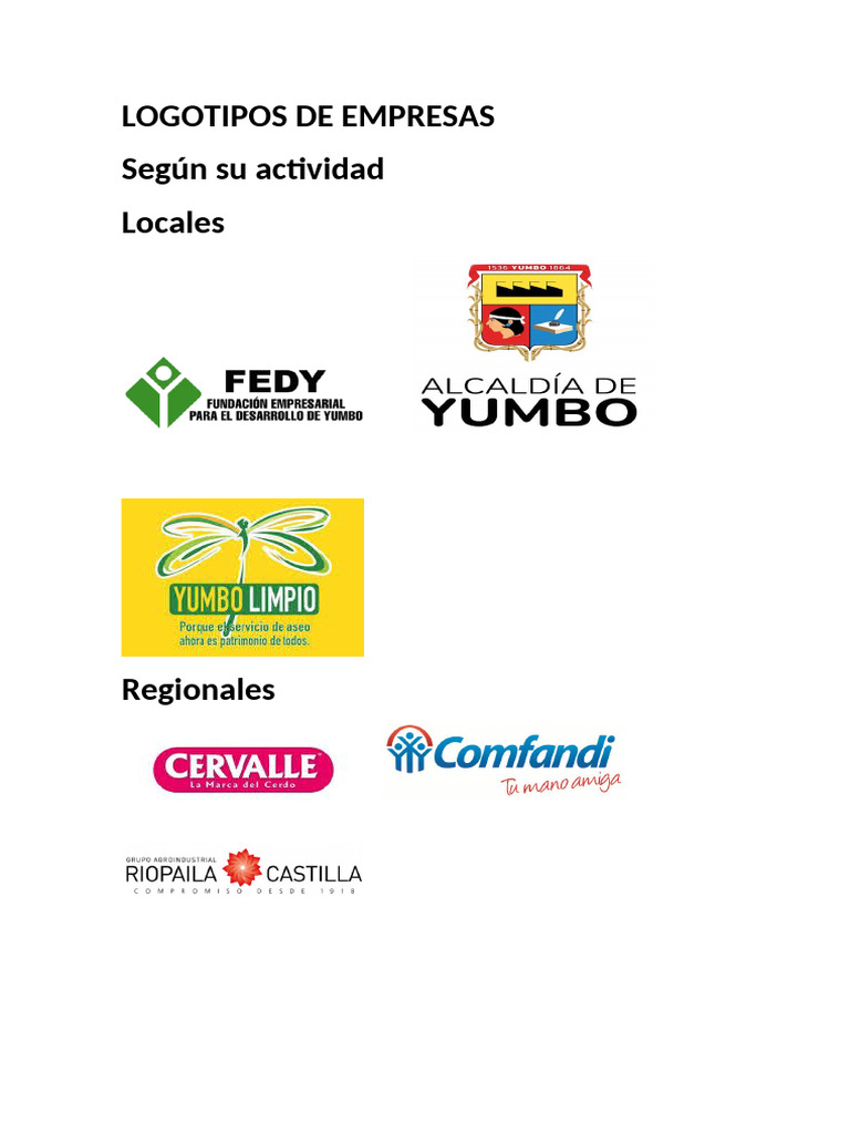 Logotipos de Empresas | PDF