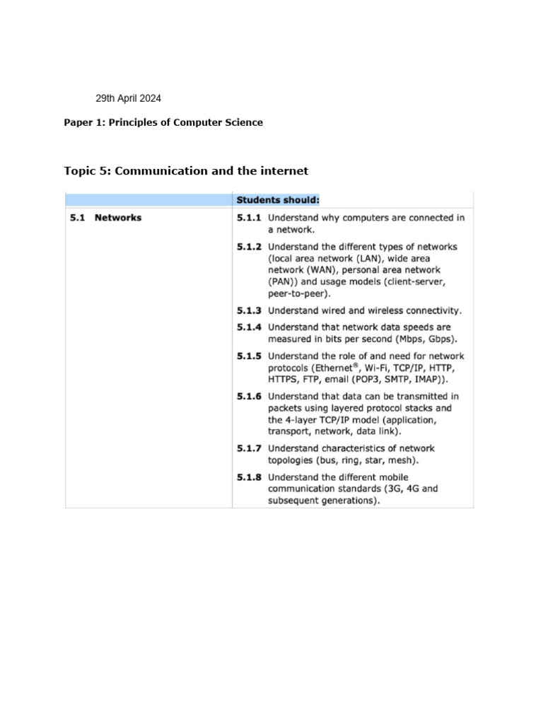 Understanding Computer Network Communication | PDF | Computer Network ...