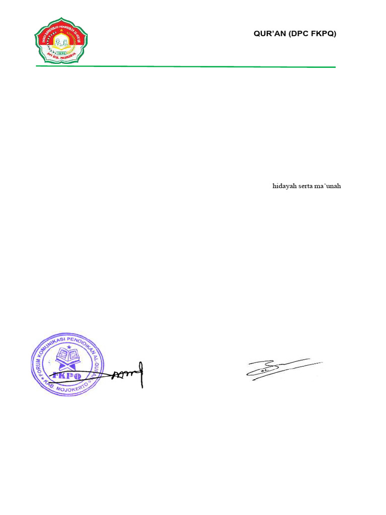 Undangan Pelantikan DPC | PDF