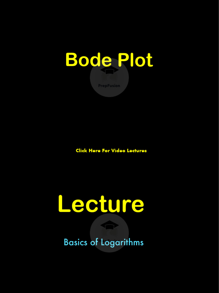 Understanding Bode Plots and Functions | PDF | Telecommunications ...