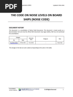 IMO Code on Noise Levels for Ships | PDF | Noise | Sound