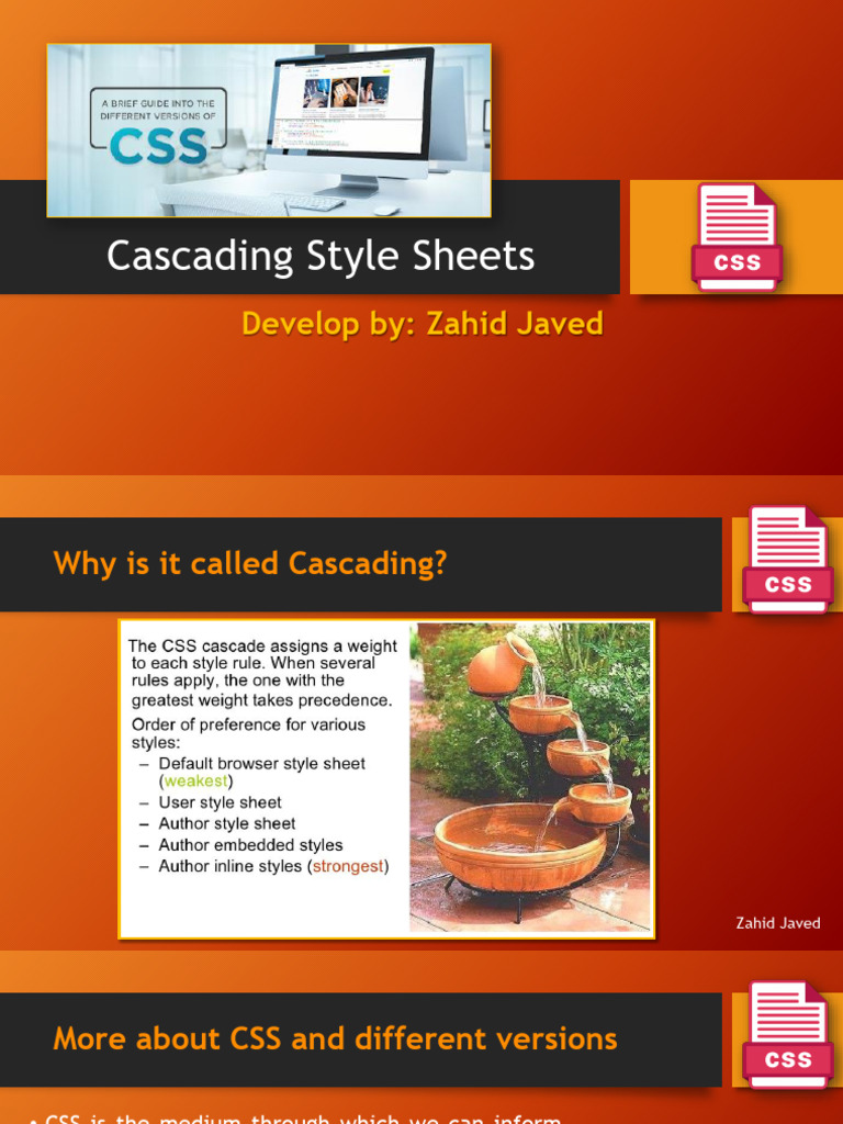 Cascading Style Sheets Part-1 | PDF | Html Element | Html