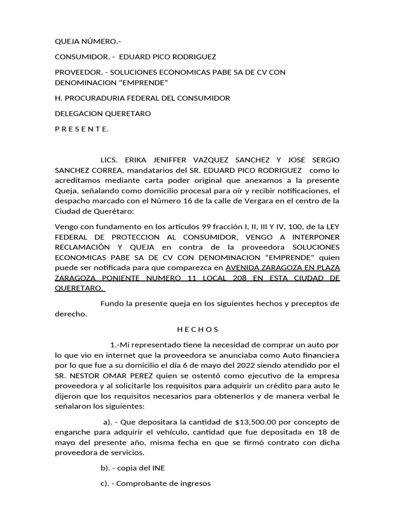 PROFECO | PDF | Los consumidores | Protección al Consumidor