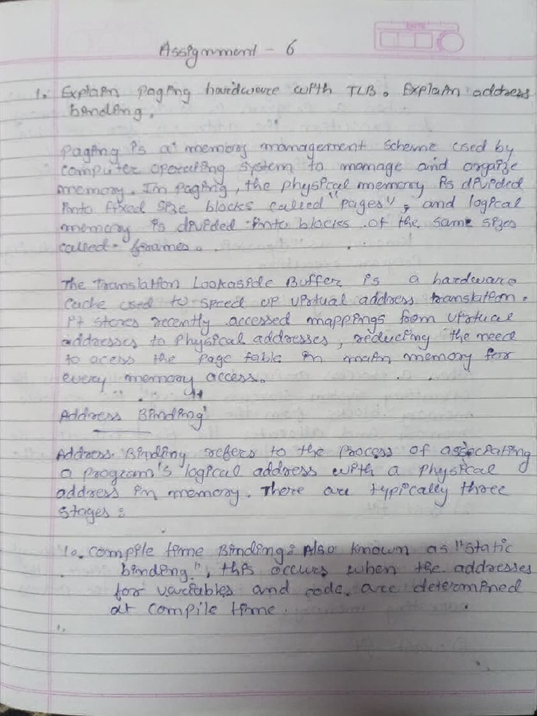 Os assignment 6 | PDF