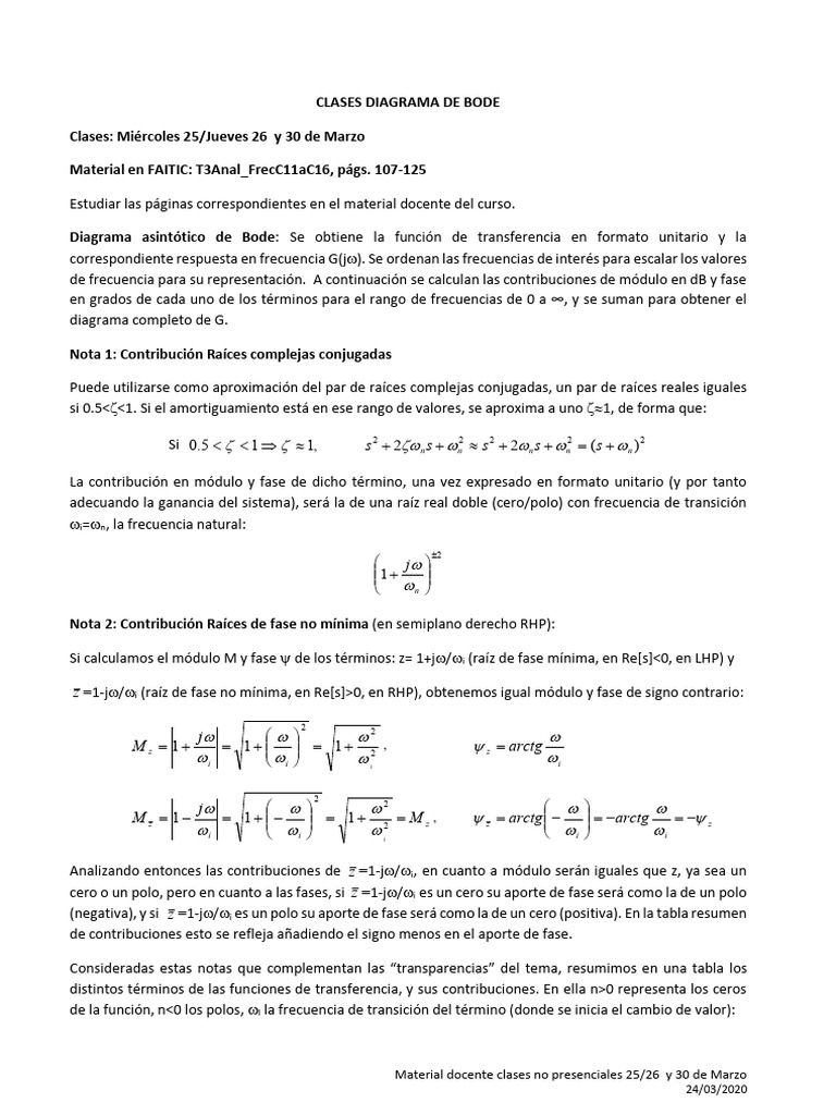 CLASES BODE 25-26y30 Marzo 2020 | PDF | Decibel | Matemáticas