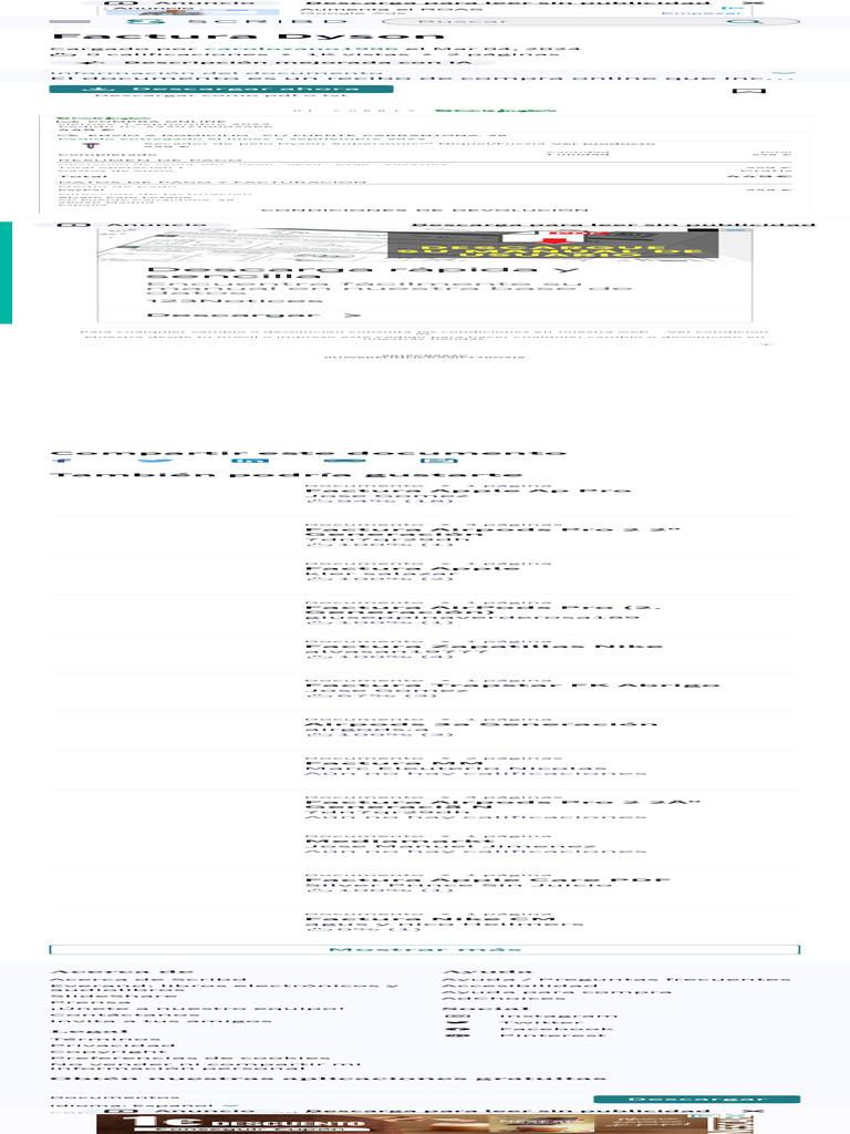 Factura Dyson PDF | PDF