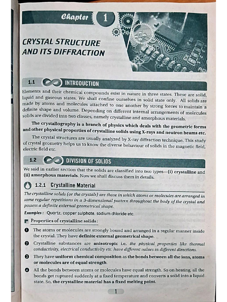 Crystal Structure | PDF