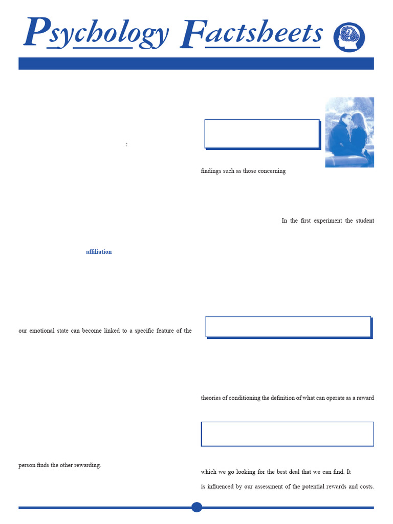 Theories of Interpersonal Attraction | PDF | Physical Attractiveness ...