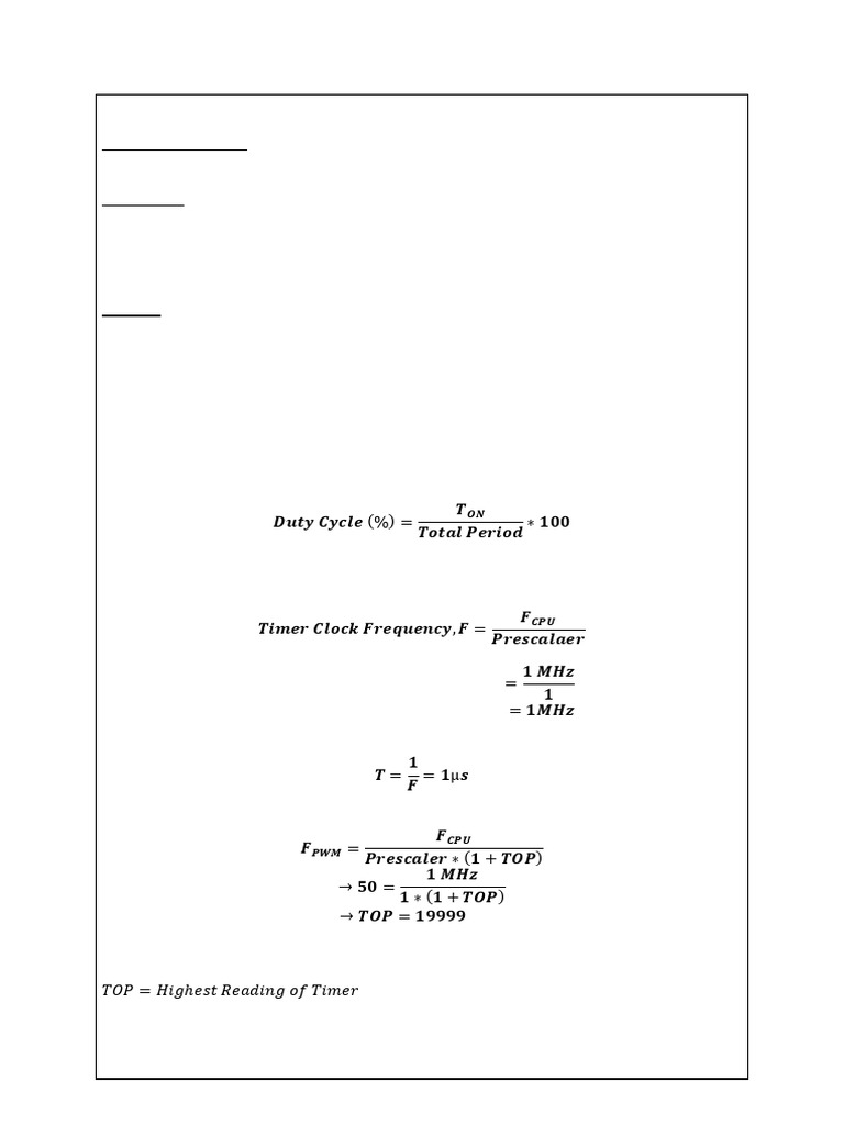 Servo Motor Control with Atmega32 in Proteus | PDF | Servomechanism ...