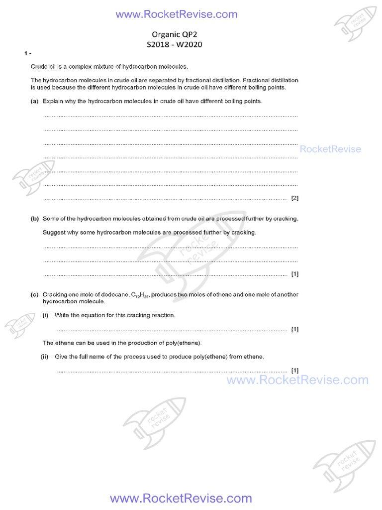 Organic Other QP2 | PDF