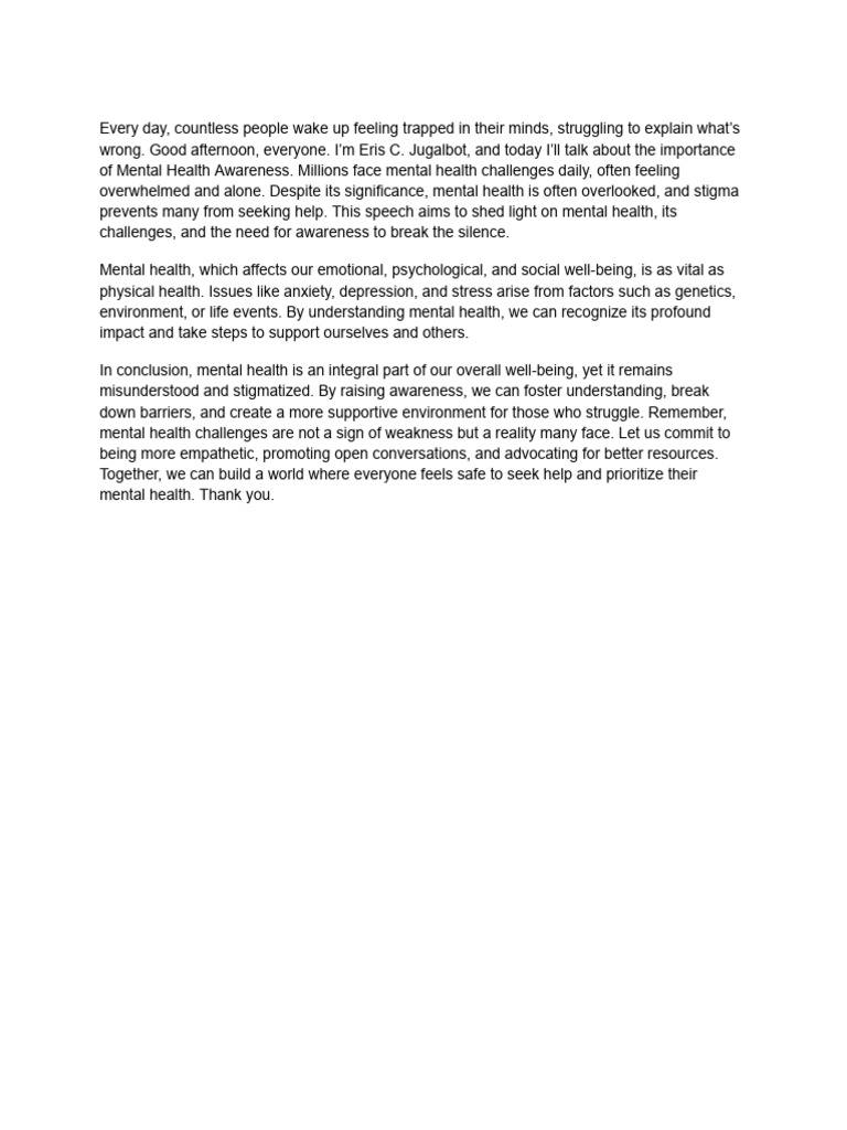 Informative Speech | PDF