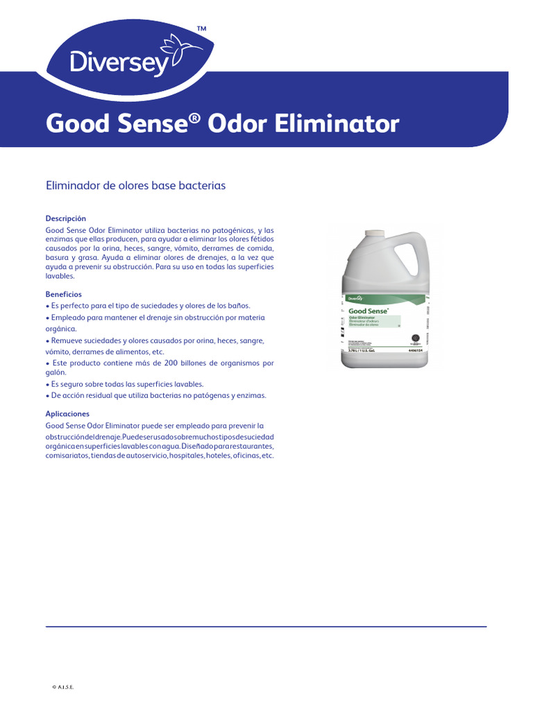 Good Sense Odor Eliminator | PDF | Agua