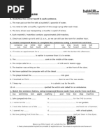 Conjunctions - Fanboys Worksheet | PDF