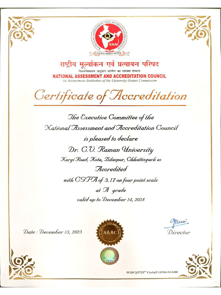 Naac Certificate | PDF
