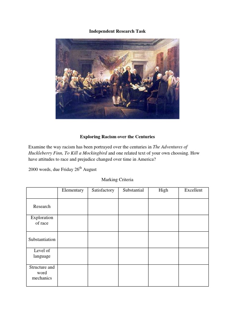Independent Research Task | PDF