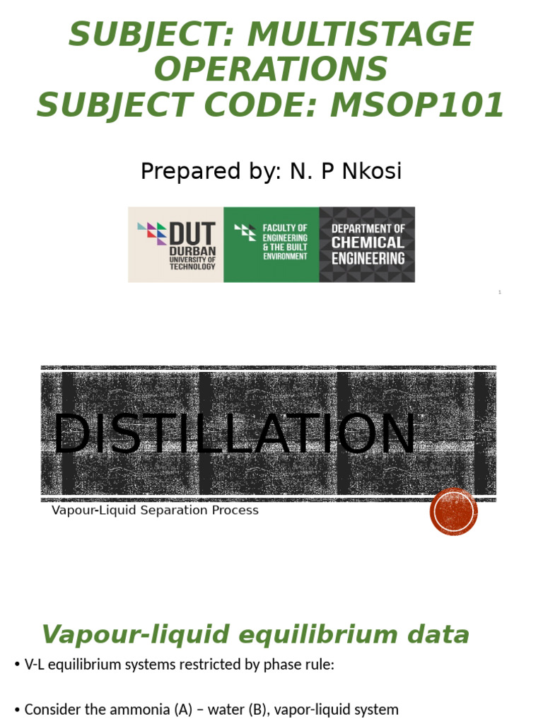 Simple or Differential Distillation (4) | PDF | Distillation | Vapor
