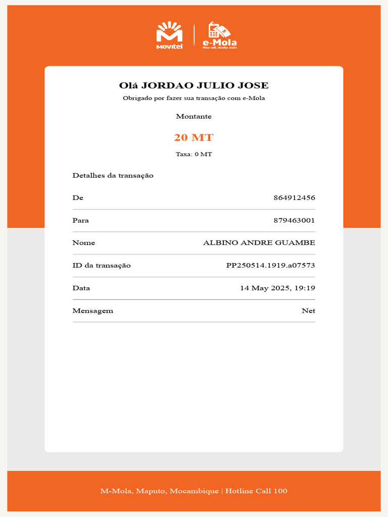 Emola Receipt PP250514.1919.a07573 | PDF