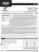 INZ1224 Visitor Visa Declaration Form | PDF | Travel Visa | Immigration