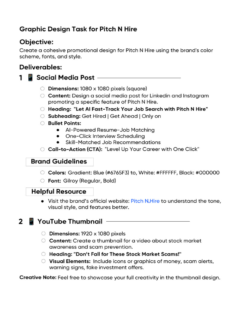Graphic Desiging Task 1 | PDF