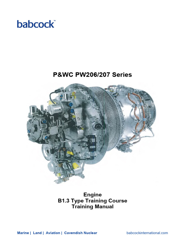 BEP - Training Manual PWC206 - 207 - B1.3 | PDF | Turbine | Sensor