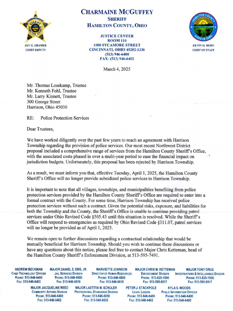 46807837-Sheriff's Letter 3-4-25 | PDF