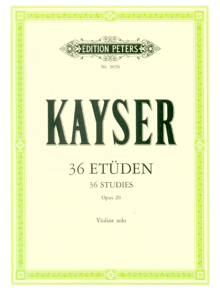 Kayser 36 Estudios | PDF