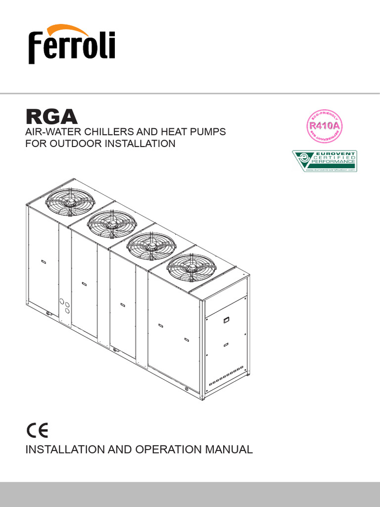 Air-Water Chillers and Heat Pumps For Outdoor Installation | PDF | Heat ...