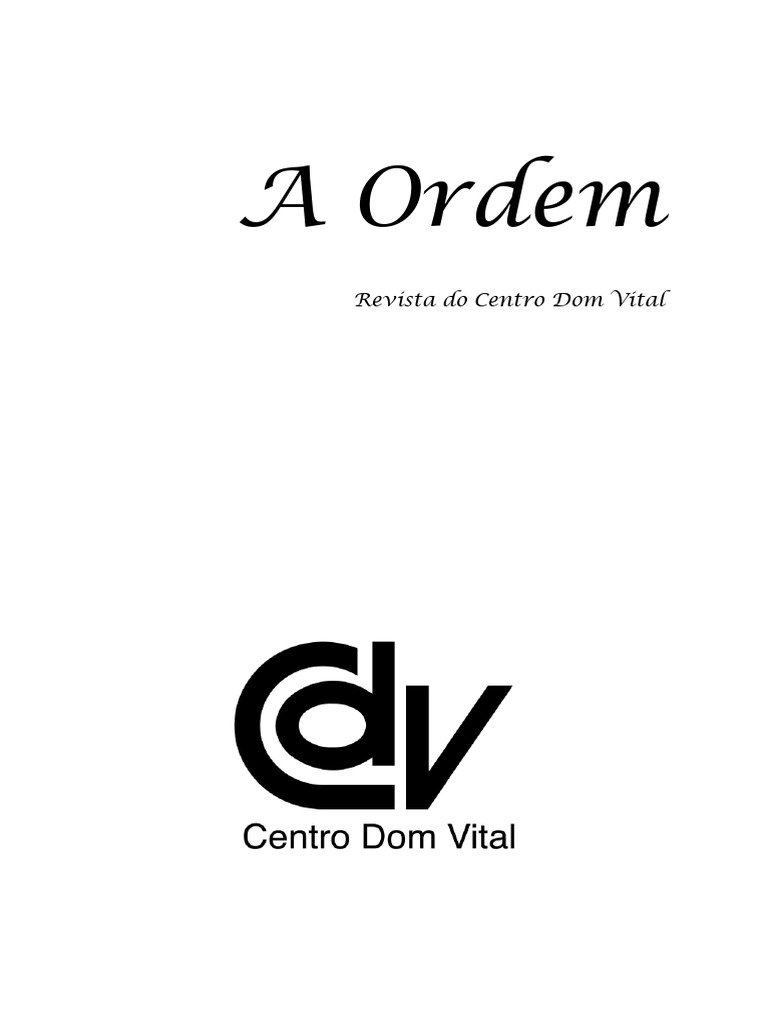 A Ordem V 99 N 1 Pdf Deus Infinidade
