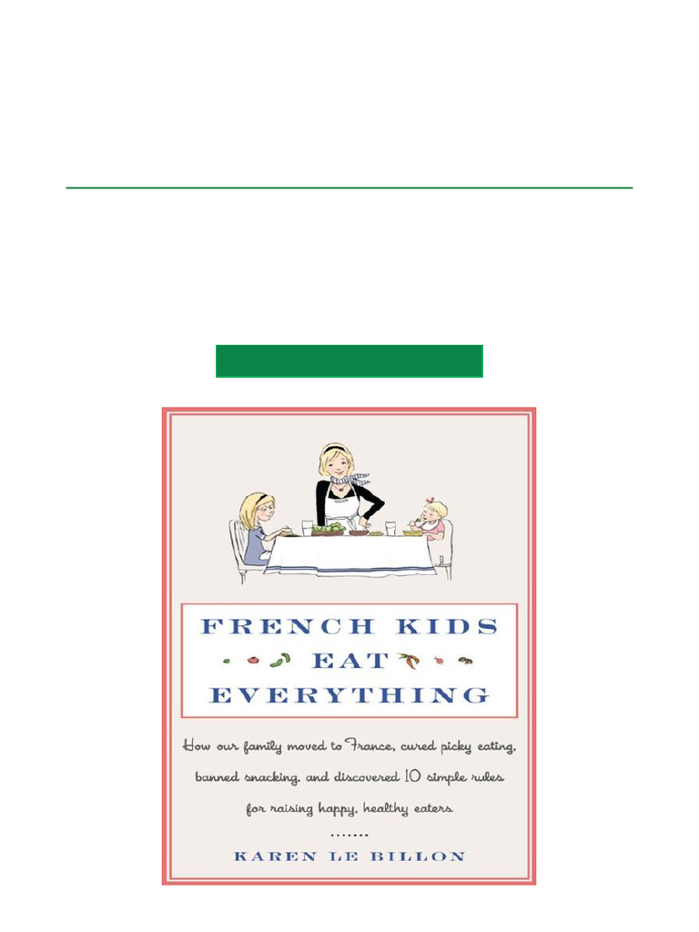 French Kids Eat Everything Guide | PDF