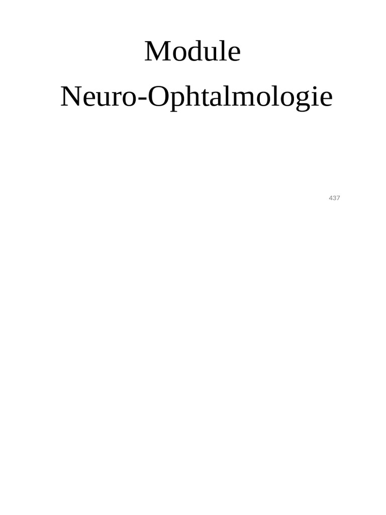 Oedèmes papillaire : Anatomie et diagnostic | PDF | Sclérose en plaques ...