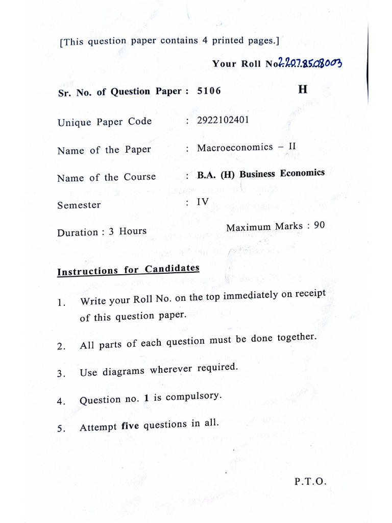 Macro II - Nep-ugcf 2024 | PDF