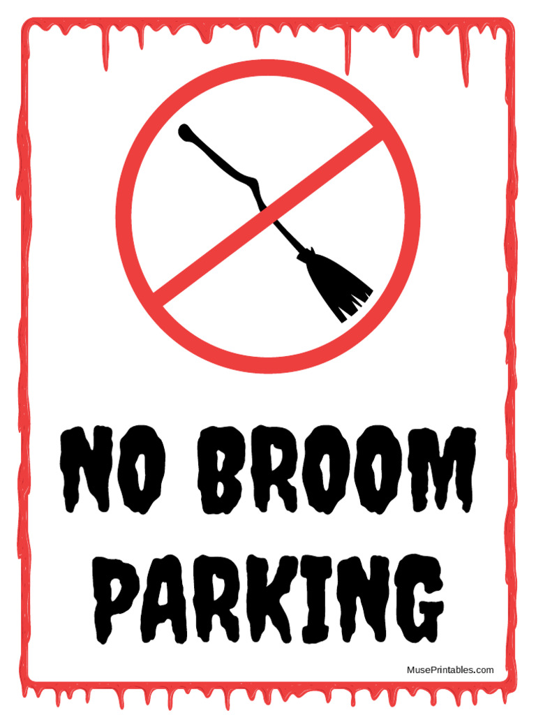 No Broom Parking Sign Watermarked | PDF