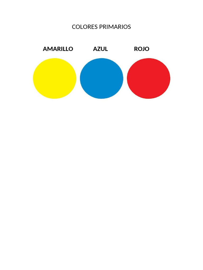 Colores Primarios | PDF