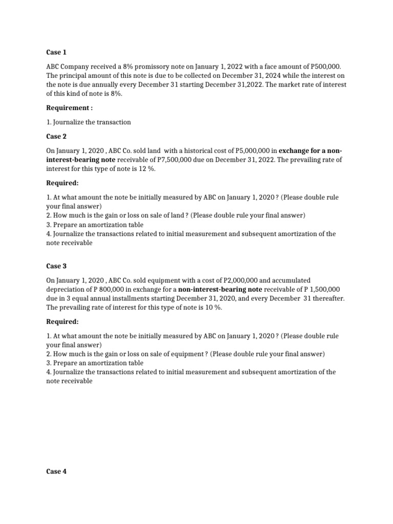 Finacc 1 Take Home Quiz | PDF