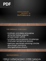 Imibhalo Yobuciko | PDF