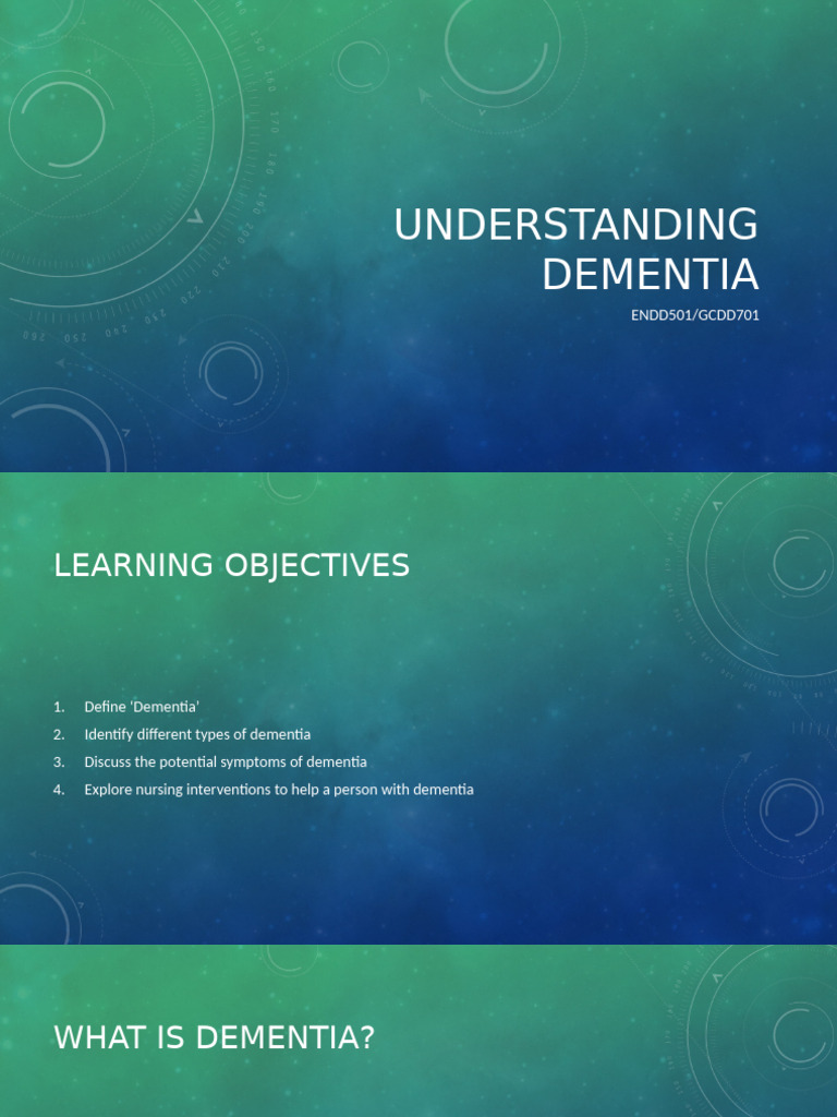 Comprehensive Guide to Dementia Care | PDF | Dementia | Behavioural ...