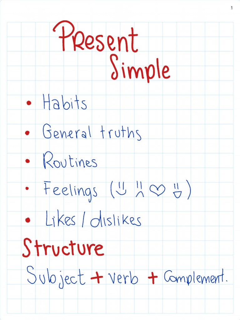 Present Simple: Habits and Routines | PDF