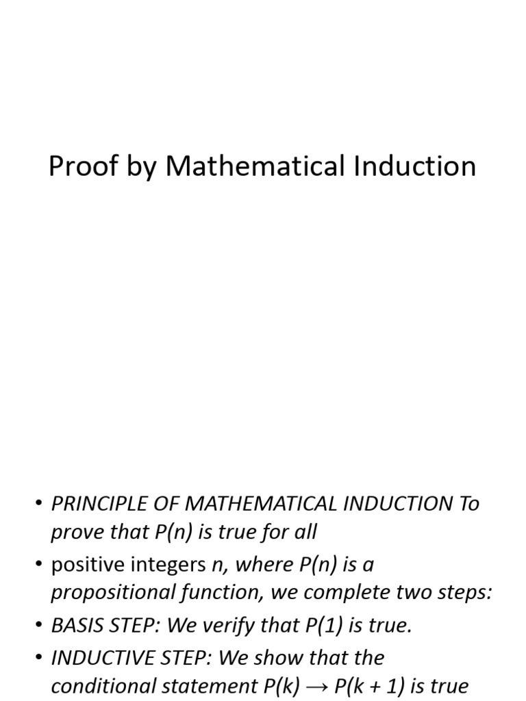 RYS DSGT Lect7.5 Proof Induction | PDF