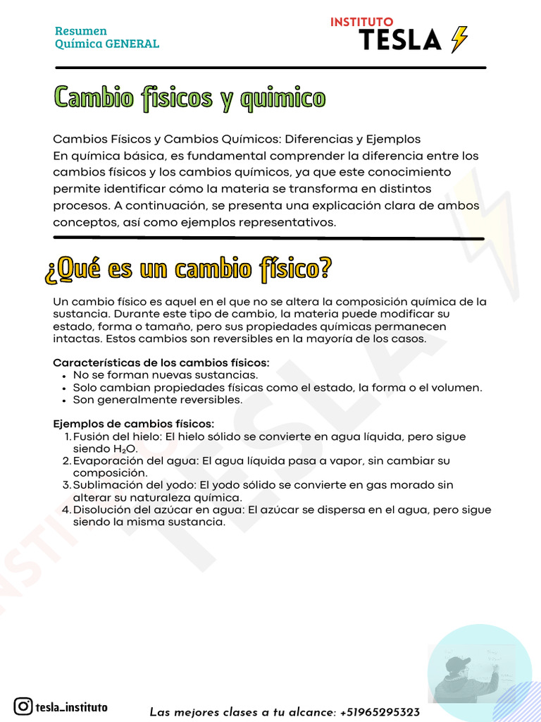 Cambios Fisicos y Quimicos | PDF | Agua | Química