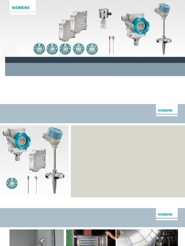 SITRANS T - PAD - Mexico 2018 | PDF | Thermocouple | Electrical Engineering