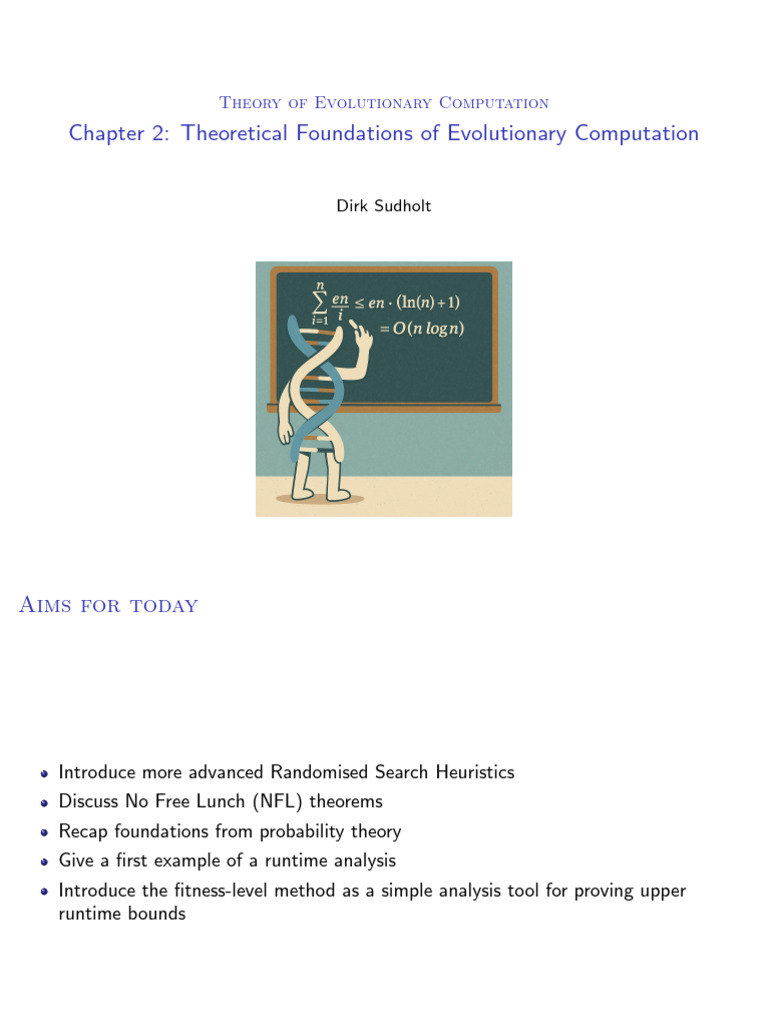 TEC SS2025 02 Foundations Annotations | PDF | Genetic Algorithm | Theoretical Computer Science
