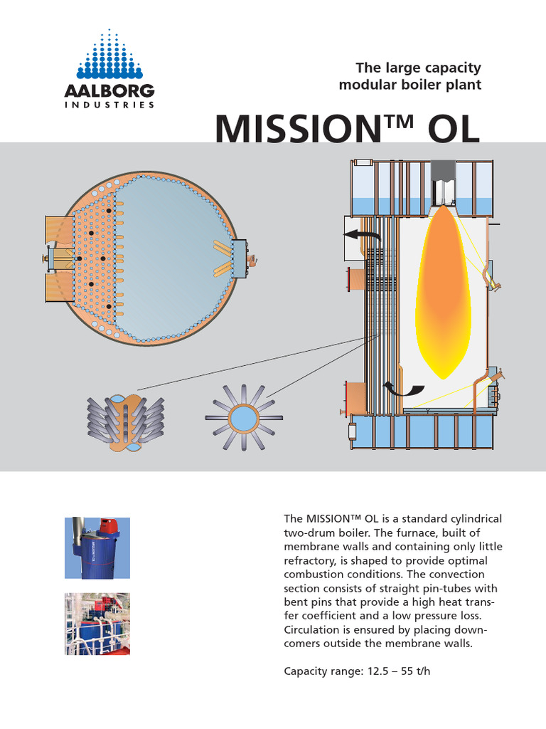 AALBORG Boiler MISSION OL | PDF | Boiler | Heat Transfer