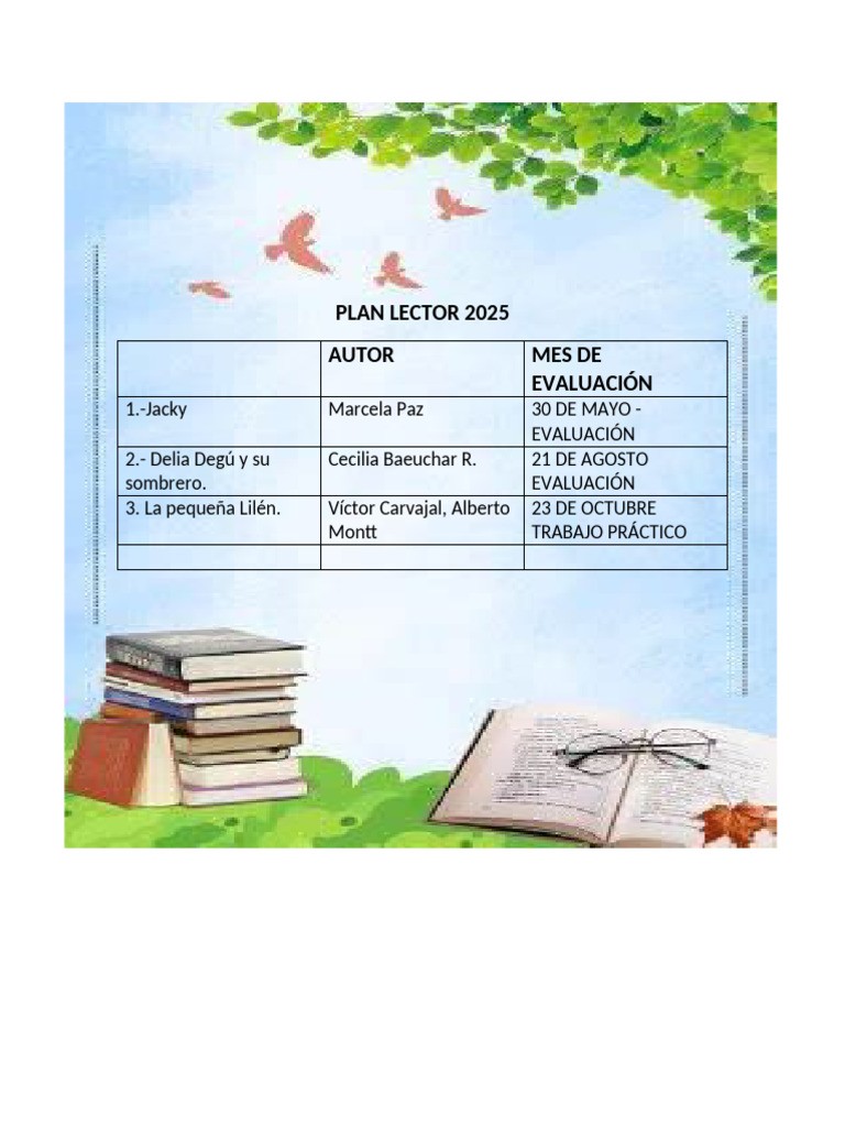 PLAN LECTOR LENGUAJE SEGUNDO CICLO (1) | PDF