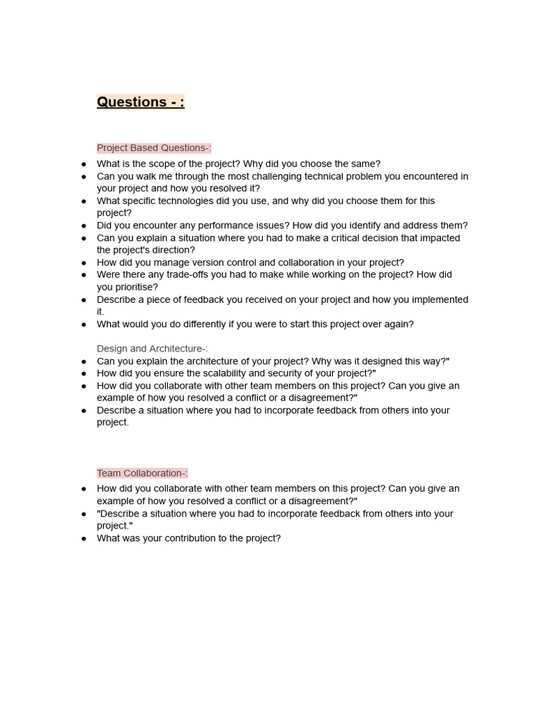 Construct Week Project Questionnaires | PDF | Human Communication