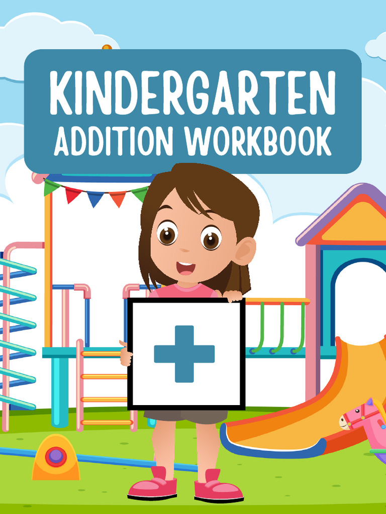 Fun and Colorful Kindergarten Addition Math Worksheet | PDF